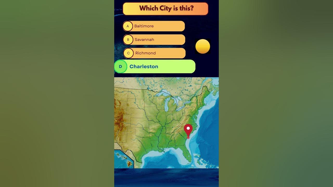 USA Cities– Geography Challenge (Medium Level) #quiz #trivia #atlas # ...