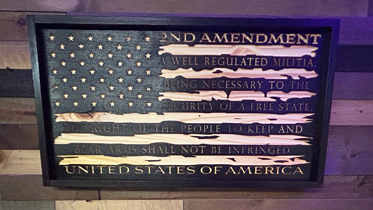 CARVING TWO AMERICAN FLAGS WITH INVENTABLES XCARVE CNC MACHINE! - YouTube