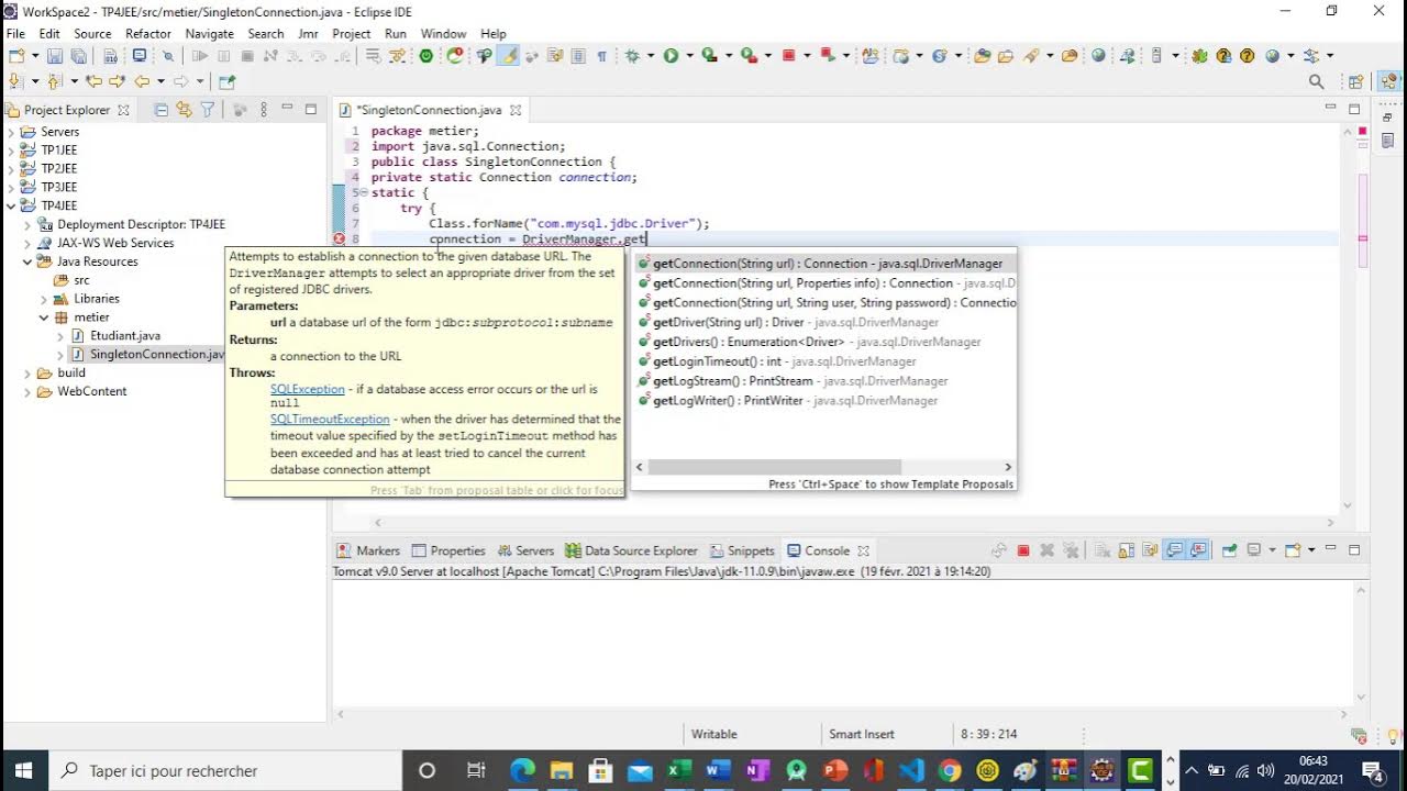 TP 4 JEE : Design Pattern MVC , BD MYSQL , JDBC , JSTL, Servlet - YouTube