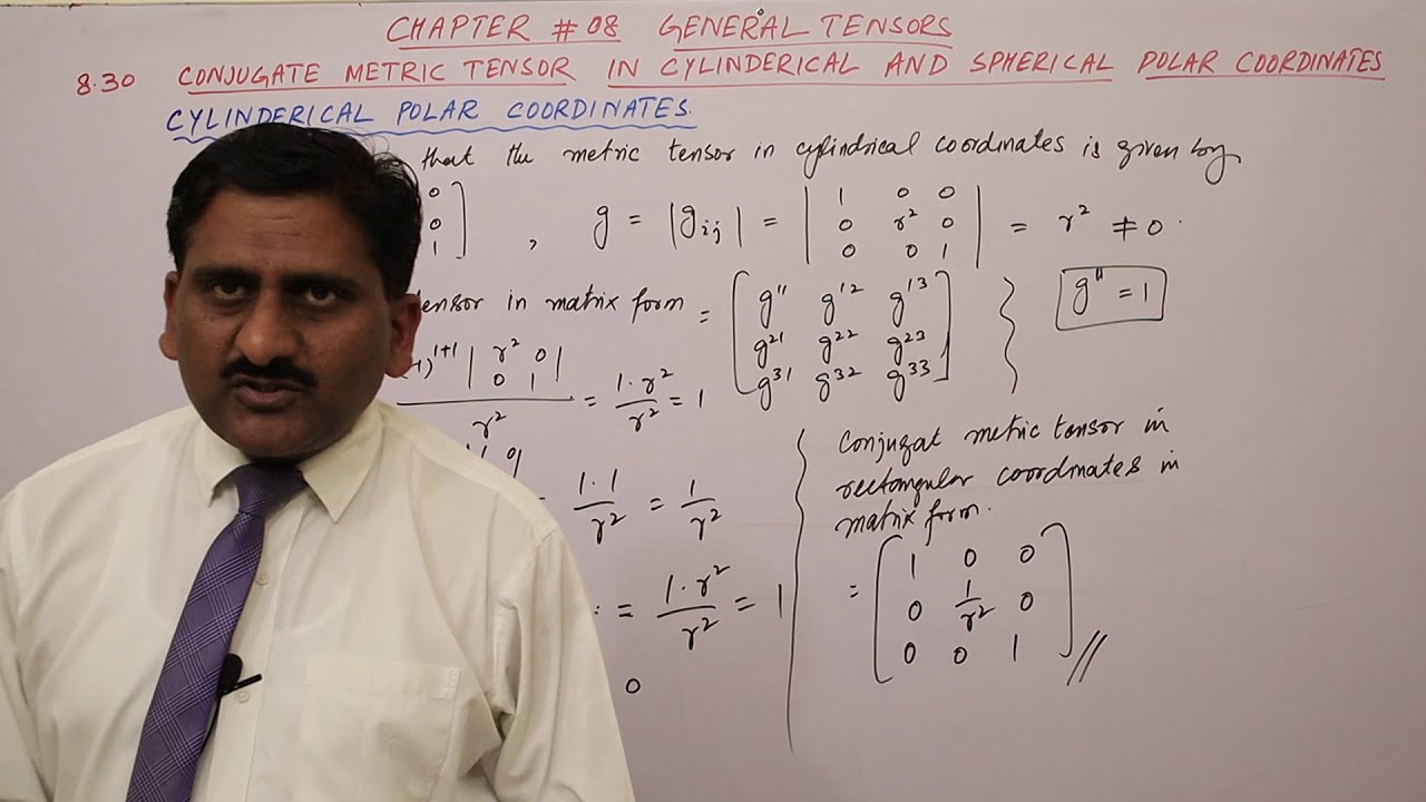 80. Conjugate metric Tensors in rectangular coordinates | General ...