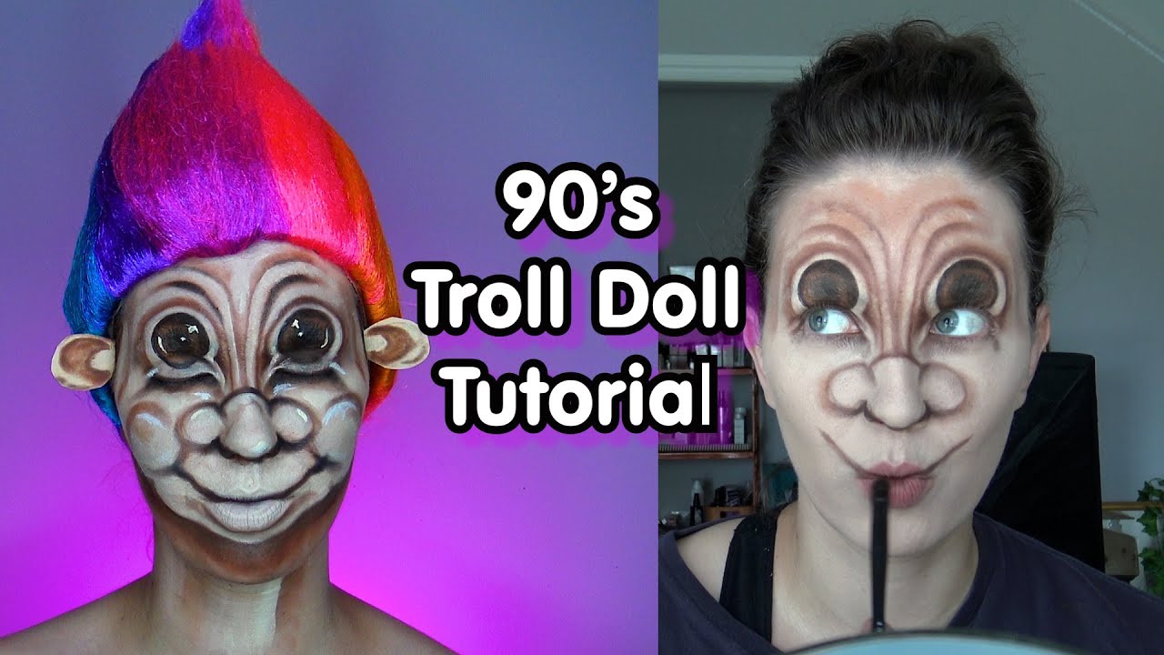 Troll Doll Makeup Tutorial - - YouTube