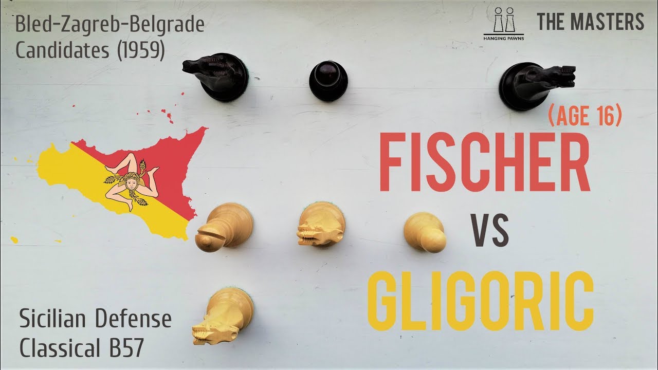 Fischer vs Gligoric ⎸The “Sack, Sack, Mate” method ⎸1959 Candidates ...