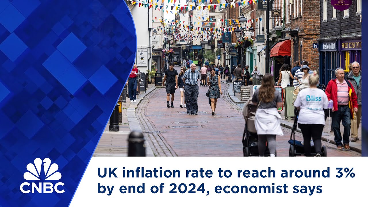 UK inflation rate to reach around 3% by end of 2024, economist says ...