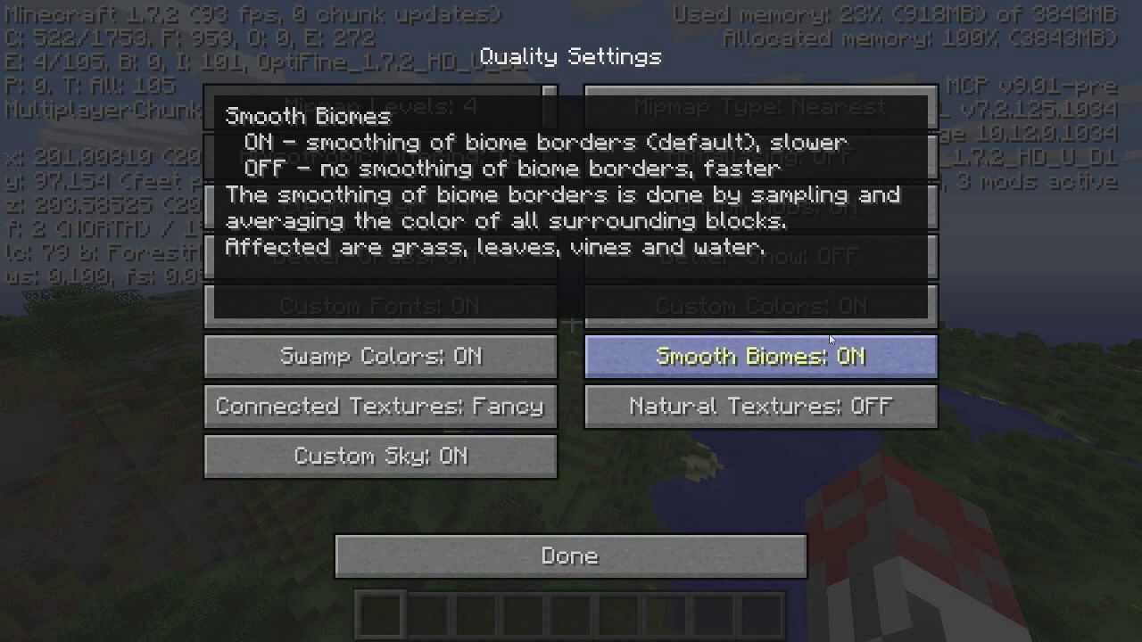 Minecraft Mod Spotlight #3 (Optifine) - YouTube