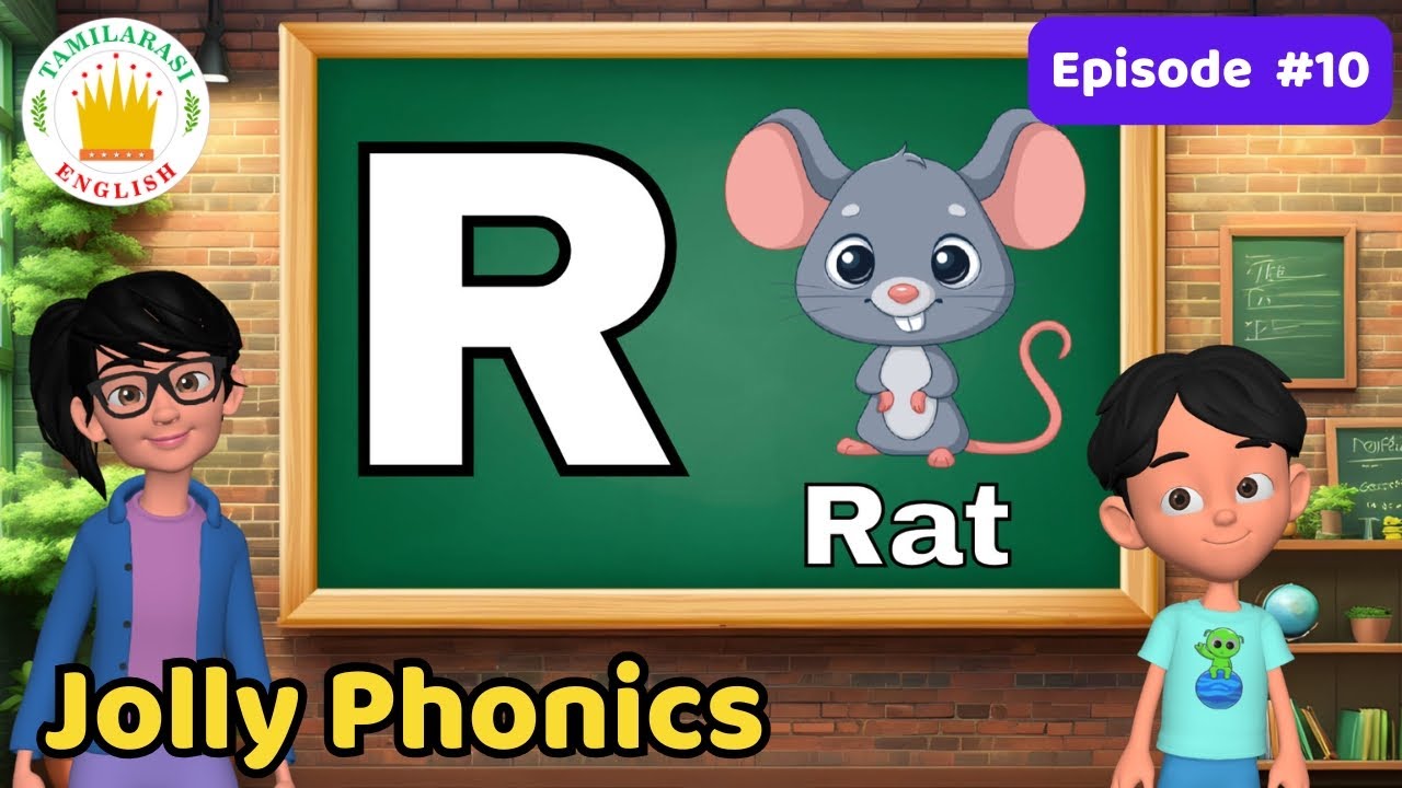 Jolly Phonics |R Phonics Sound| R Phonics Song| Quiz |Fun Fact - Ep:10 ...