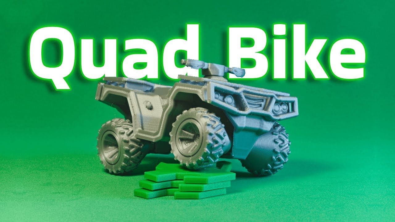 3d Printed Quad Bike - YouTube