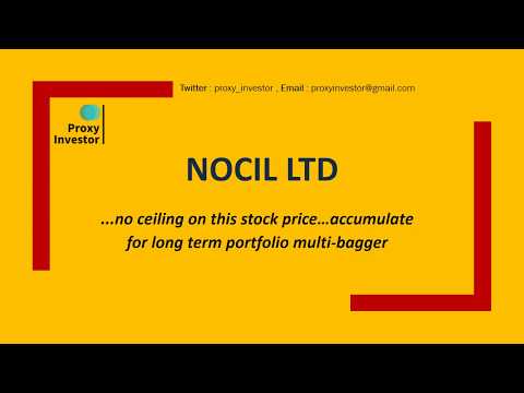 NOCIL Ltd - a long term portfolio share