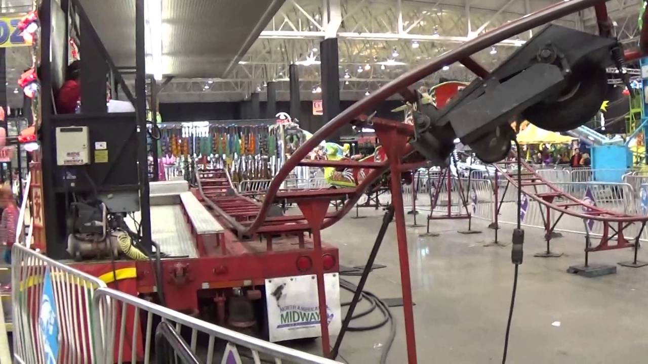 Orient express coaster at ix indoor amusement park - YouTube