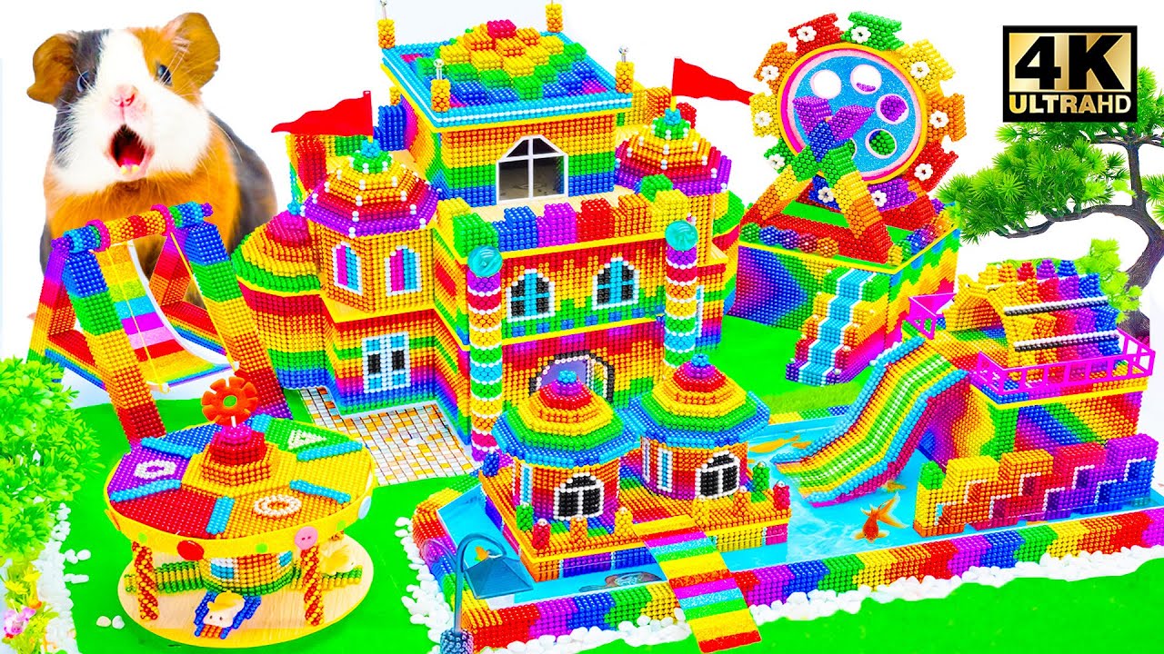 How To Build Super Fun Summer Theme Park Playground Have Castle For ...