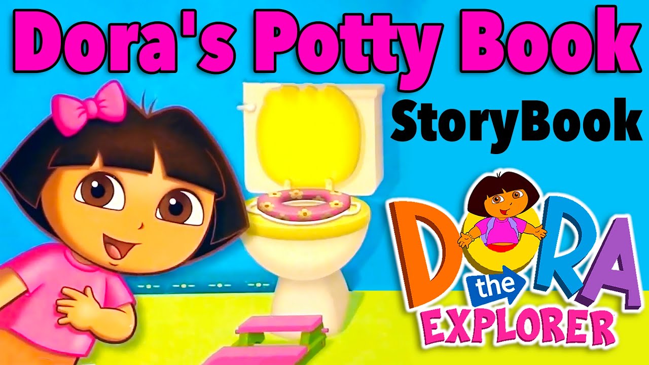 Dora the Explorer Read Along Storybook 📖 Dora's Potty Book - YouTube