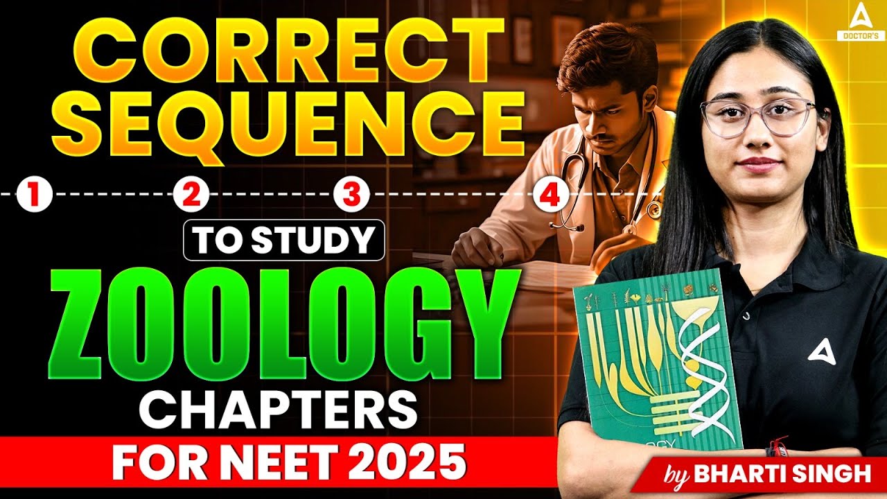 Correct Sequence to Study Zoology for NEET 2025 | How to Study Zoology ...