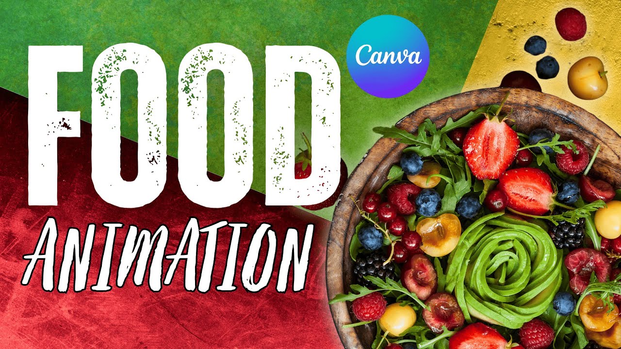 How to Create Food Promo Animation in Canva | Canva Animation Tutorial ...