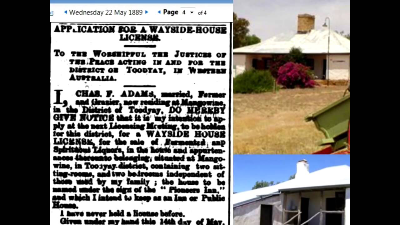 PIONEERS' PATHWAY Part 1 Merredin to Trayning WA WESTERN AUSTRALIA ...