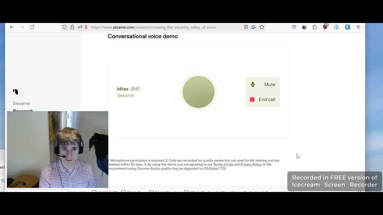 sesame ai voice - learning languages - YouTube