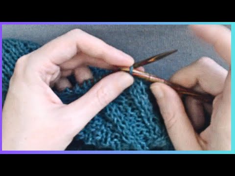 How to do the 2 by 2 Right Cross and Left Cross Cables - Knitting 101