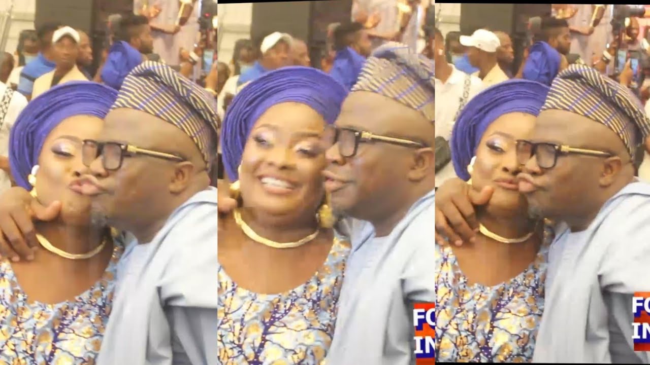 UNBELIEVABLE! THE MOMENT GBENGA ADEYINKA K!SS NOLLYWOOD ACTRESS, RONKE ...