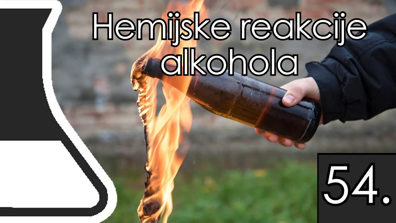 Hemijske reakcije alkohola | Lekcija 54. - YouTube