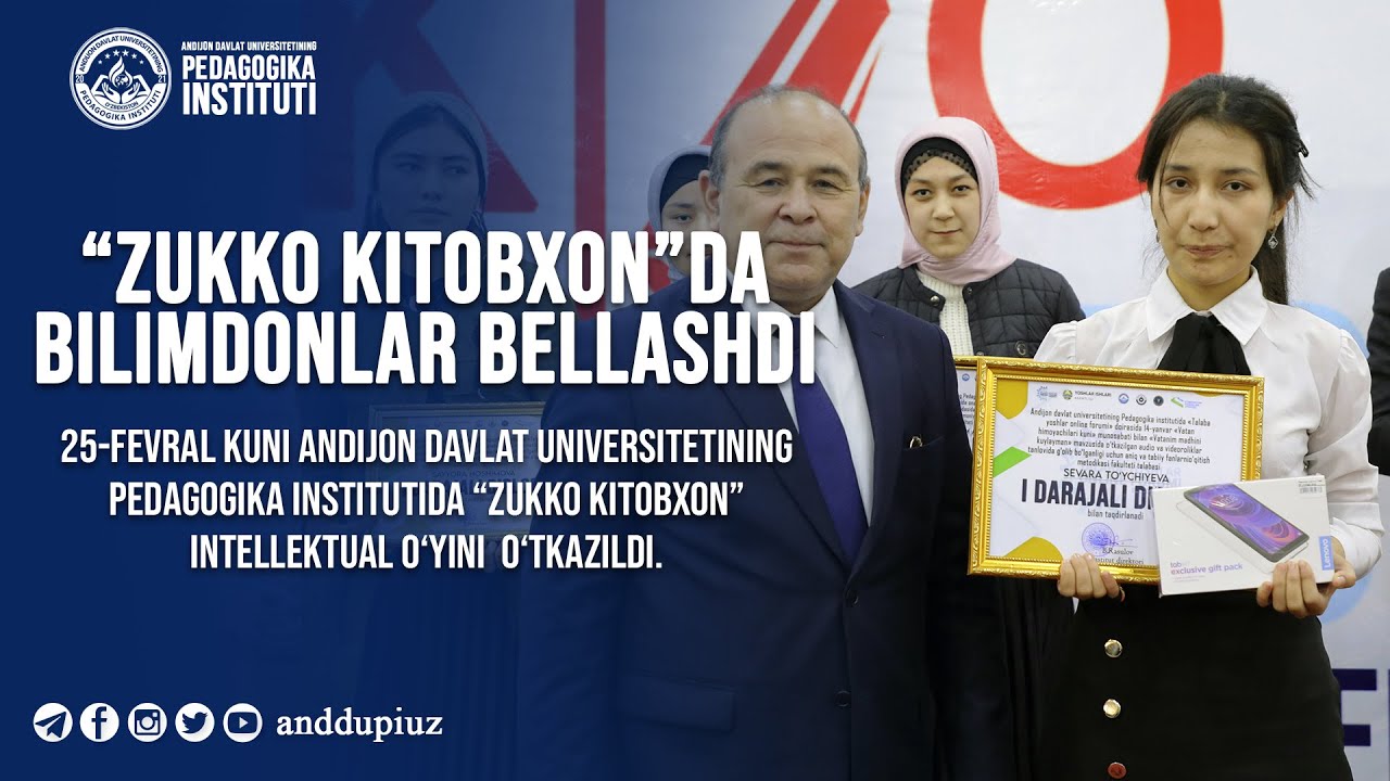 JARAYON | “ZUKKO KITOBXON”DA BILIMDONLAR BELLASHDI - YouTube