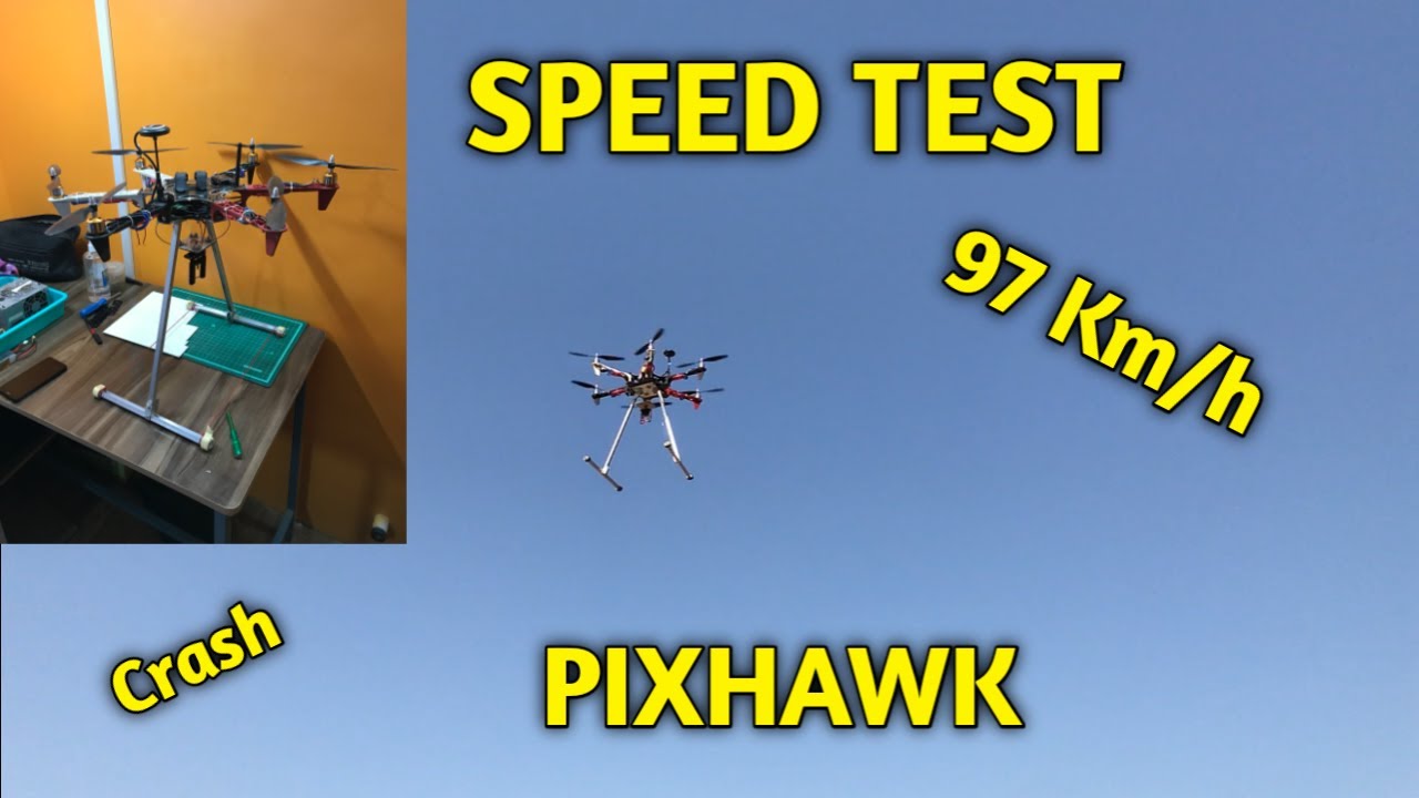 Drone speed test / Pixhawk Hexacopter Speed test - YouTube