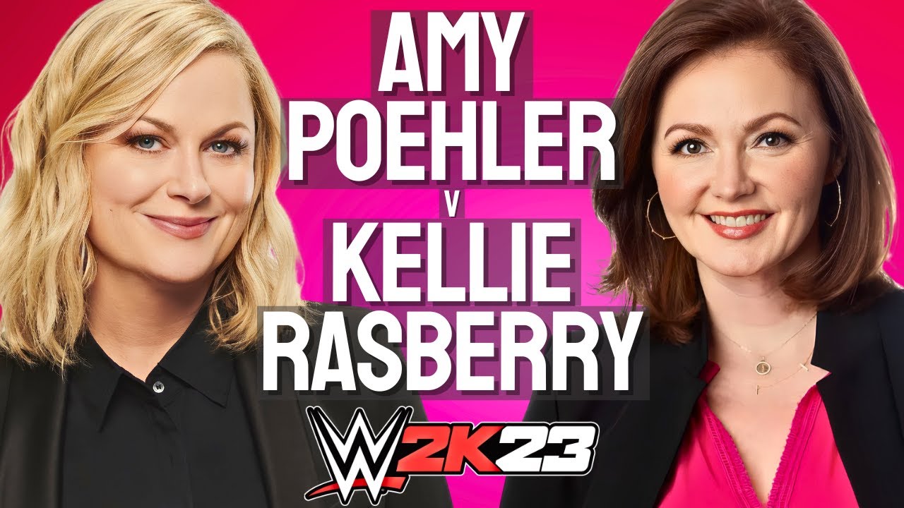 💥 WWE 2K23 l Amy Poehler w/ Tina Fey v Kellie Rasberry w/ Ana ...