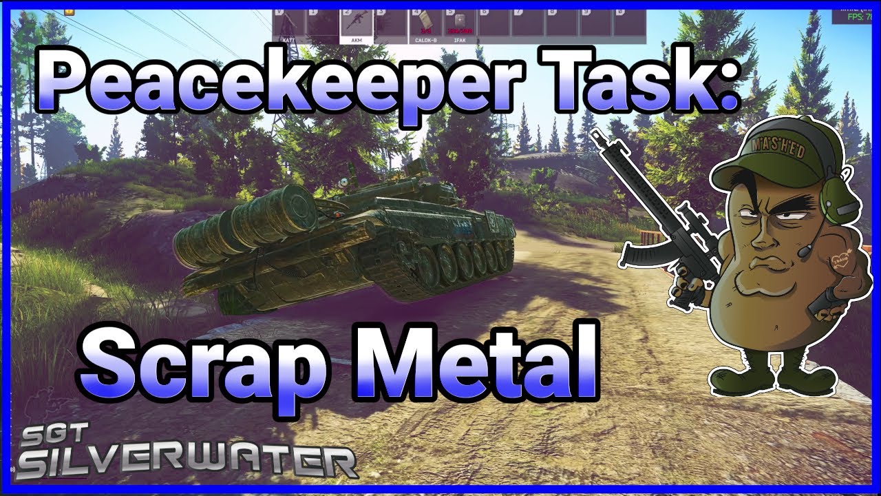 Scrap Metal - Peacekeeper Task Guide Shoreline in Escape from Tarkov ...