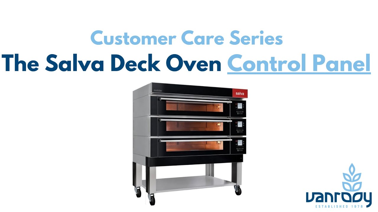 How To Operate Our Salva Deck Oven Control Panel - YouTube