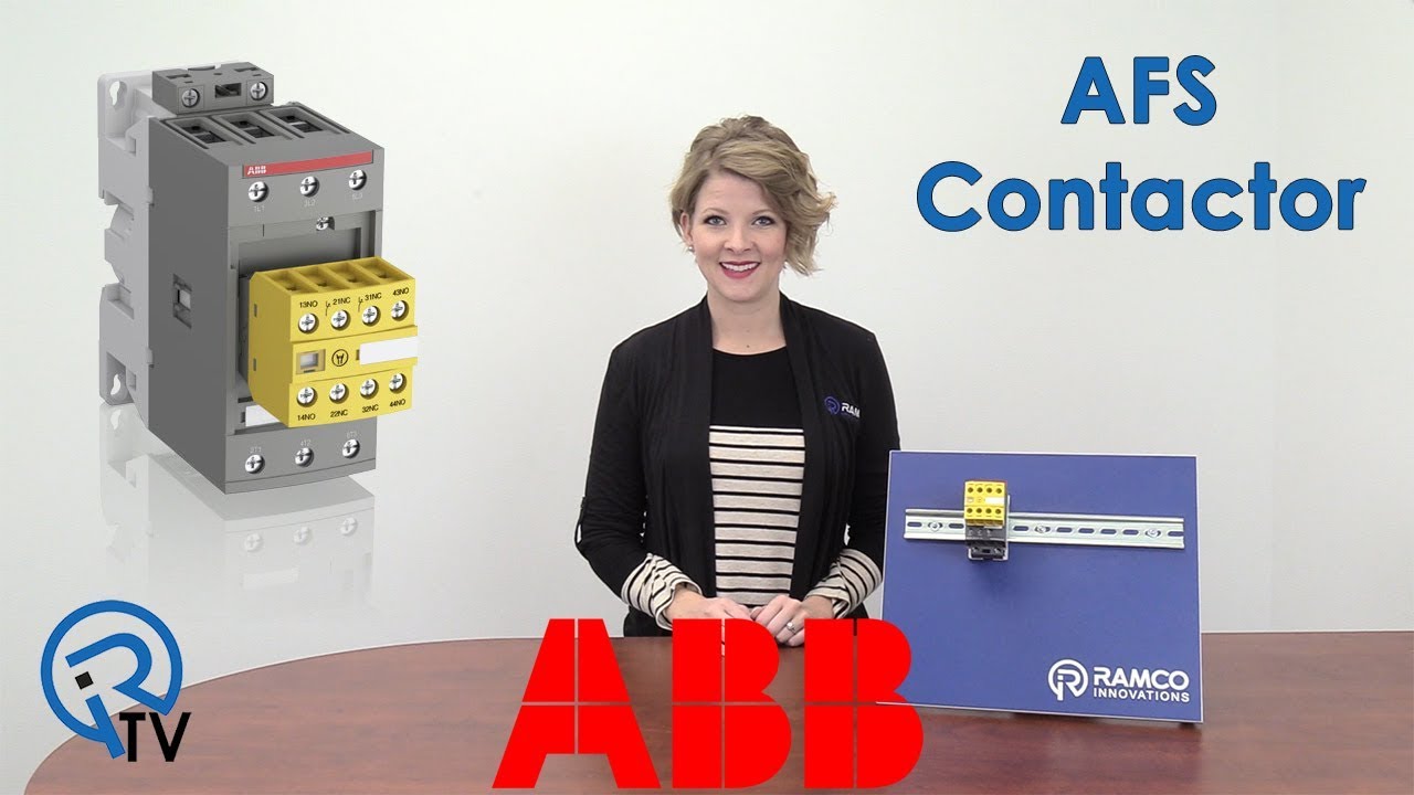 ABB AFS Contactors for Safety Applications - YouTube