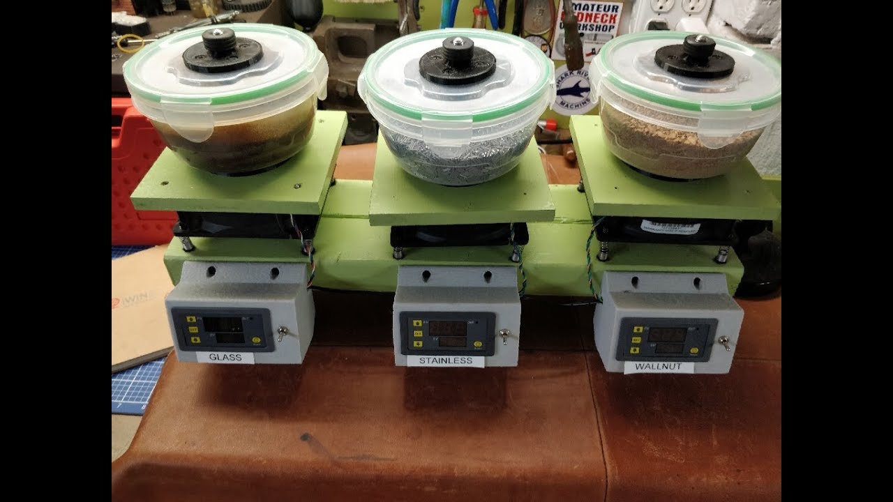 DIY Vibratory Tumbler 2or3 - Shop Projects - YouTube