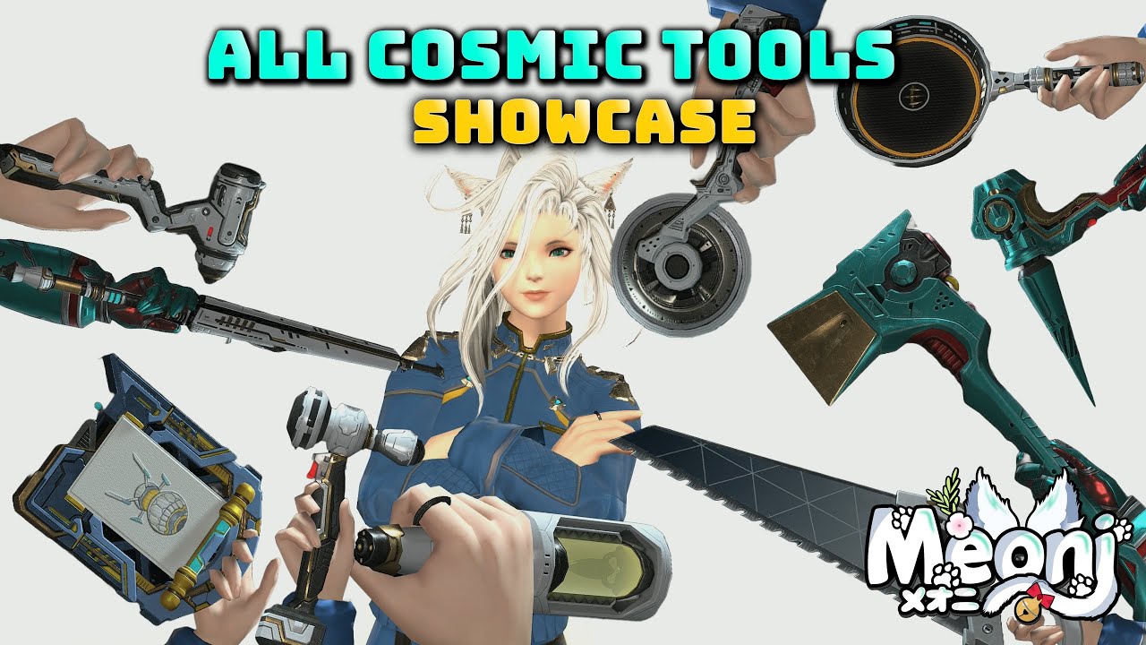 FFXIV: All Cosmic Tools Final Stage (As of 7.21) Showcase - YouTube