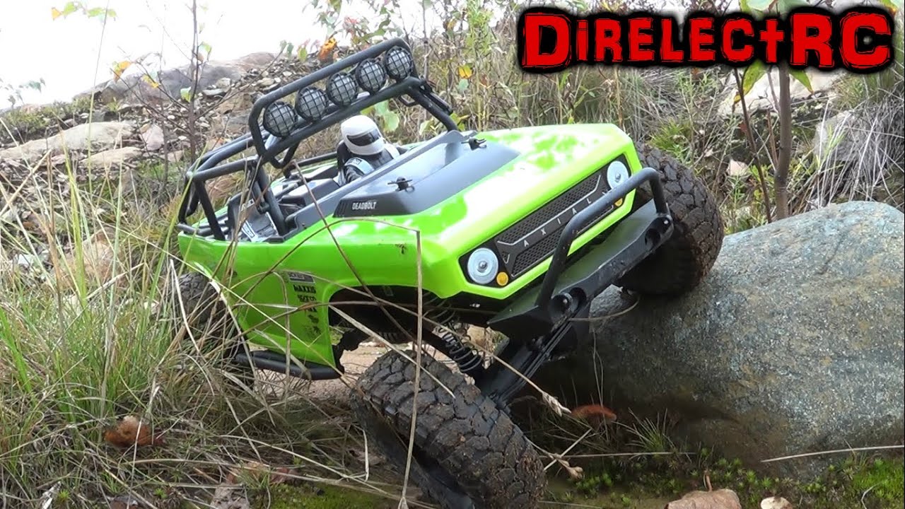 RC Axial SCX10 Deadbolt RTR stock - DirelectRC - YouTube