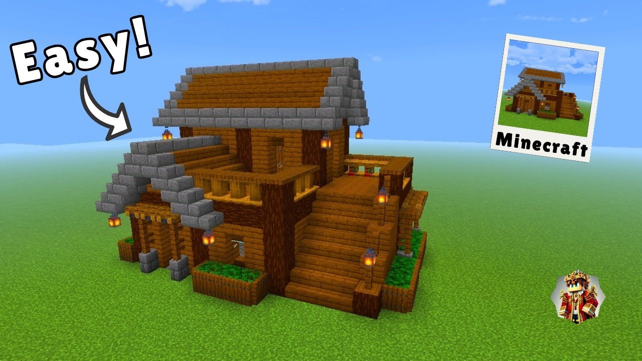 Minecraft: How to Build a Spruce House Tutorial | Easy Build 🏡 ...