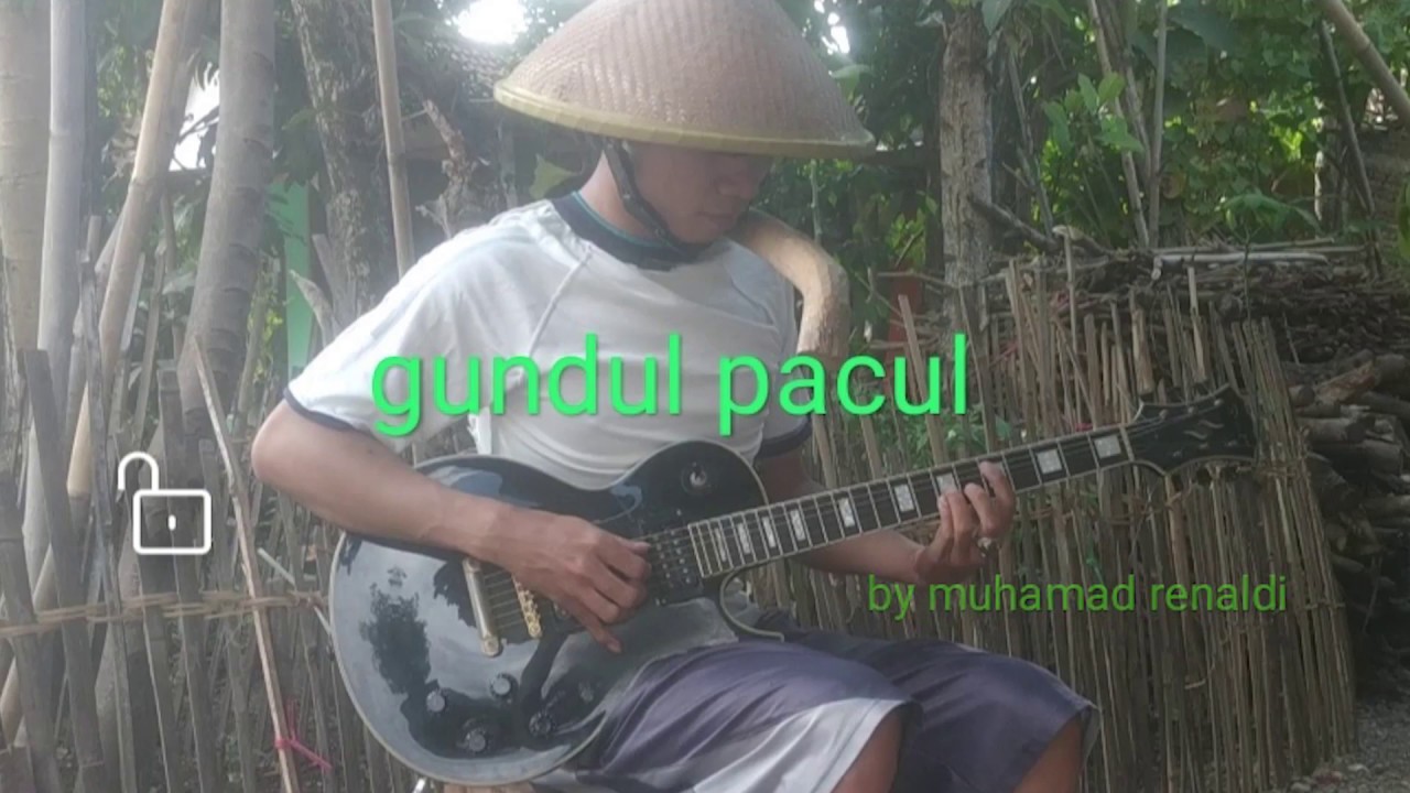 Gundul gundul pacul (guitar fingerstyle cover) sambil gendong pacul ...