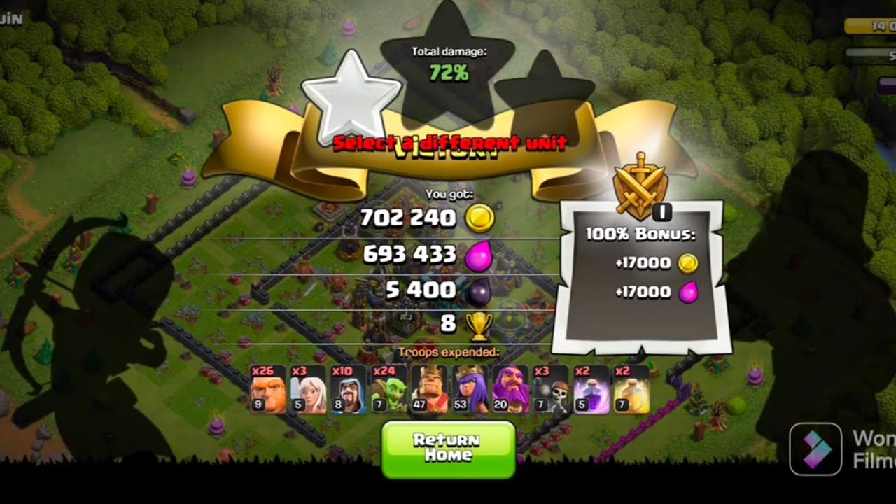 Clash of Clans (COC) - Easily Get 700k by attacking Dead Base - Part 2 ...