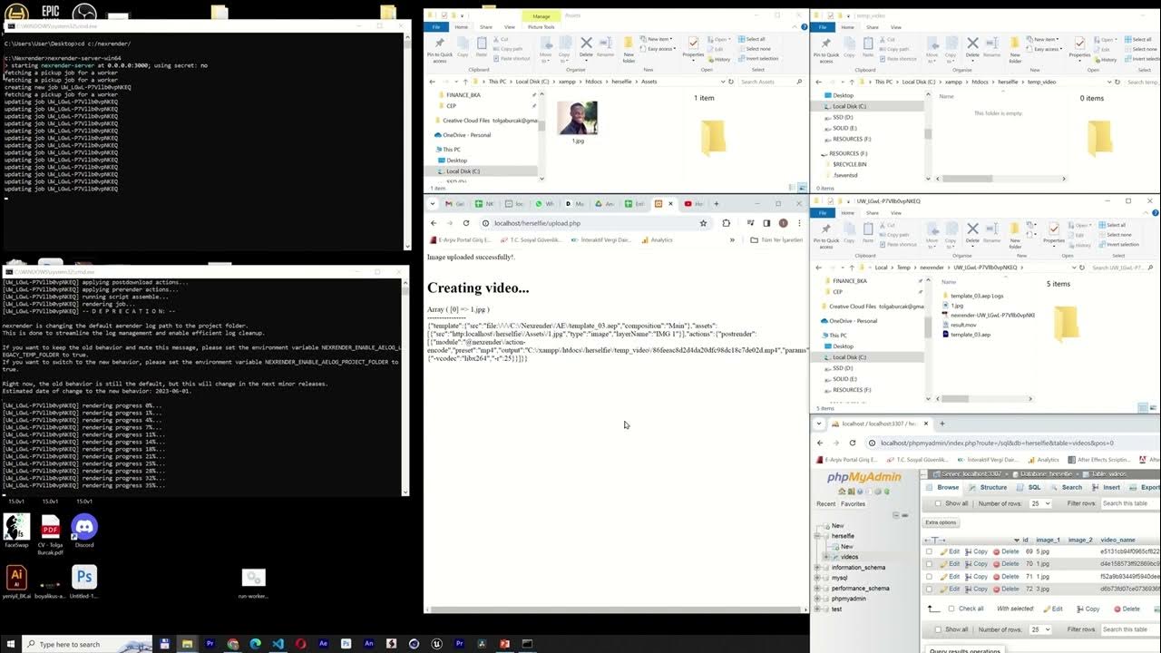 Nexrender Demo After Effects Automation - YouTube