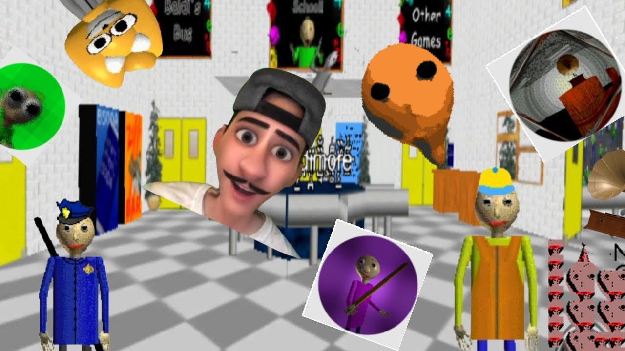 SHOWING EVERY BADGE:Baldi mega RP remastered - YouTube