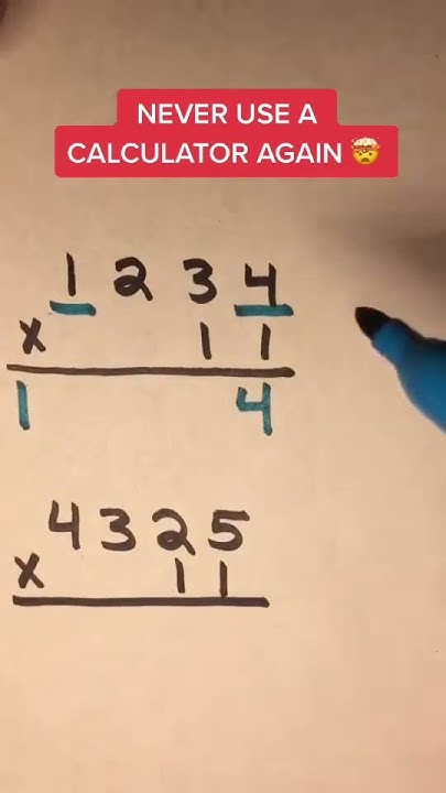 NEVER USE A CALCULATOR AGAIN!! #math #mathtrick #maths #sat #psat # ...