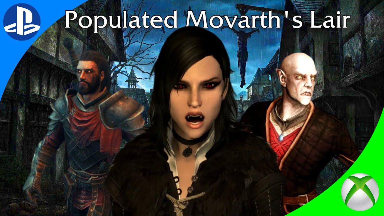 Skyrim Mod: Populated Movarth's Lair (PS4/XBOX1) - YouTube