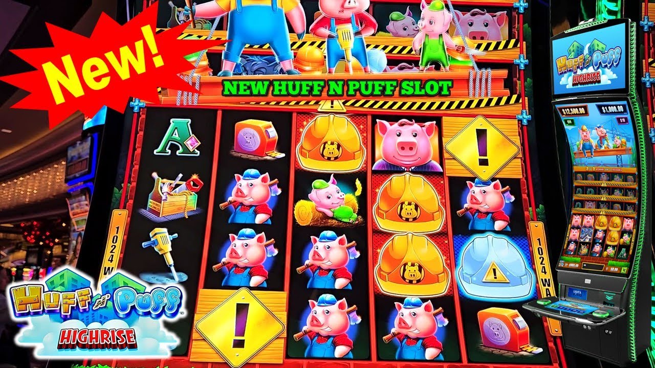 NEW SLOT! HUFF N PUFF HIGH RISE SLOT | New Hat Features | WINNING ...