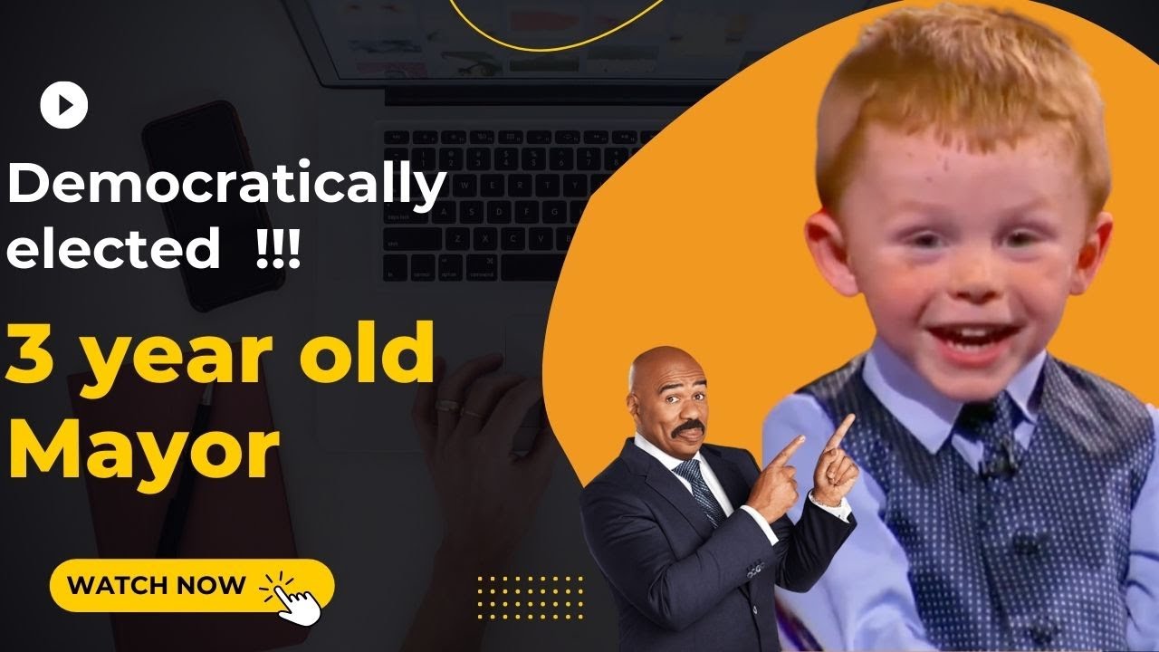 I bet you never saw such a cute Mayor 😆😆😆😆😆😆😆 | 3 year old Mayor - YouTube
