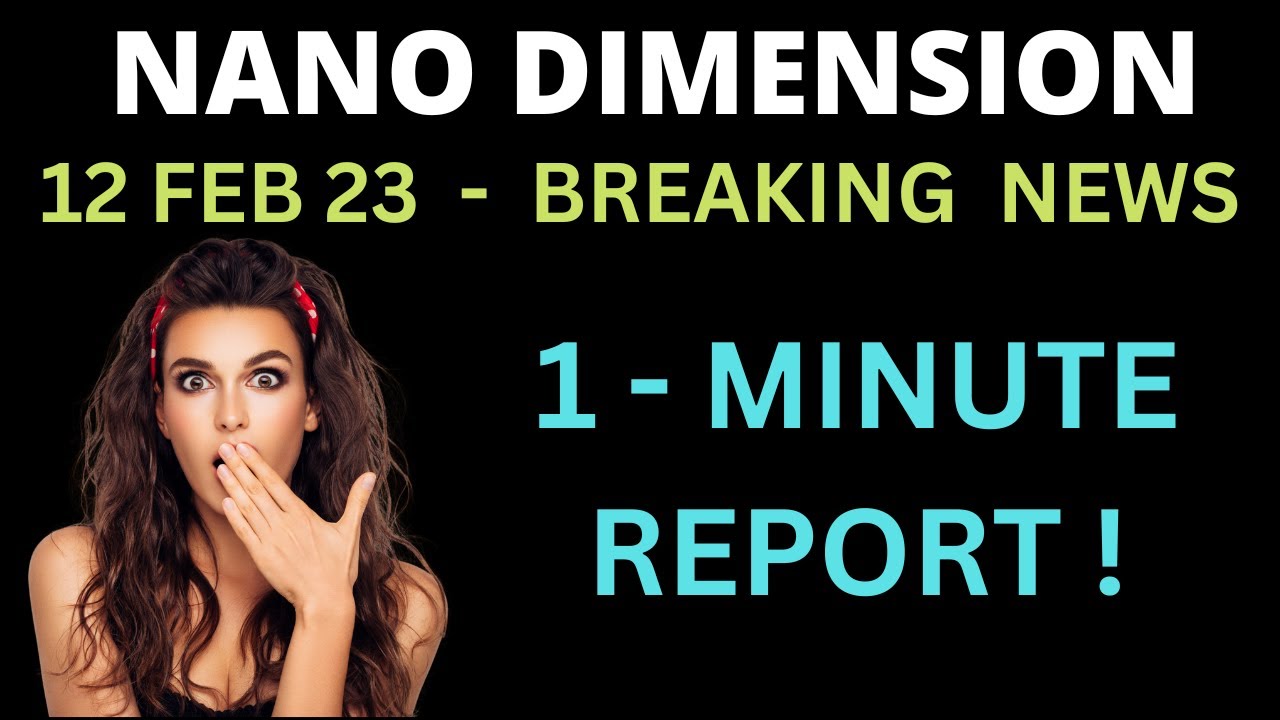 Nano Dimension Stock Update | NNDM Stock Shareholders News - Approved ...