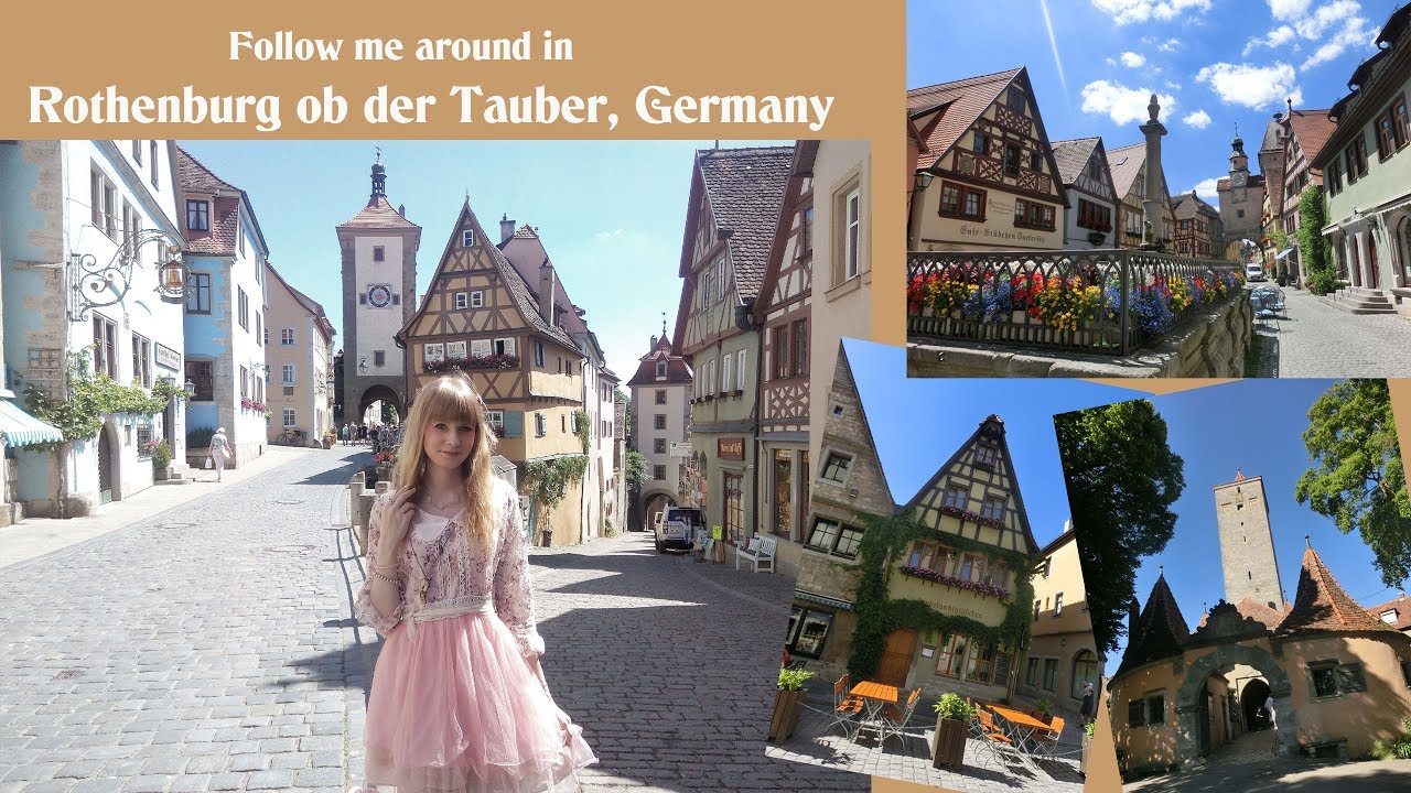 Follow me around in Rothenburg ob der Tauber! - YouTube