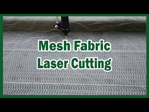 Mesh Fabric Laser Cutting - YouTube