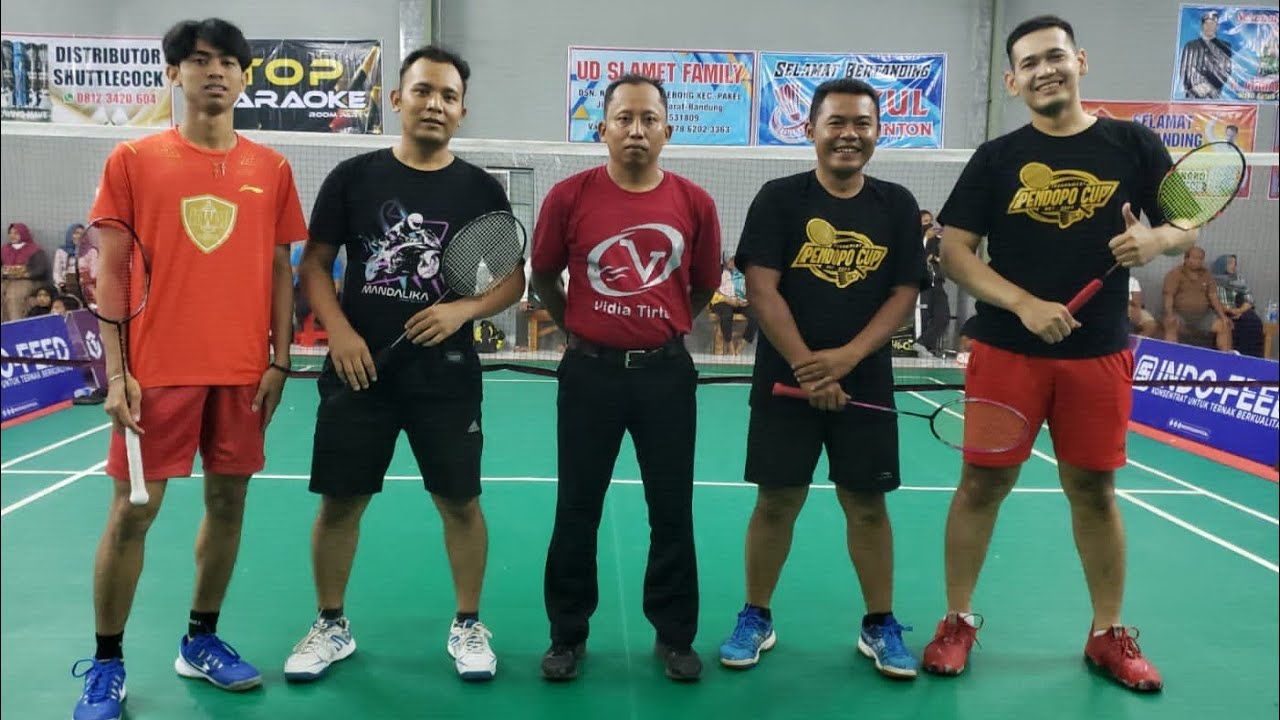 Bagas-Fajar VS Jajak-Nanang, turnamen Pendopo cup Tulungagung - YouTube