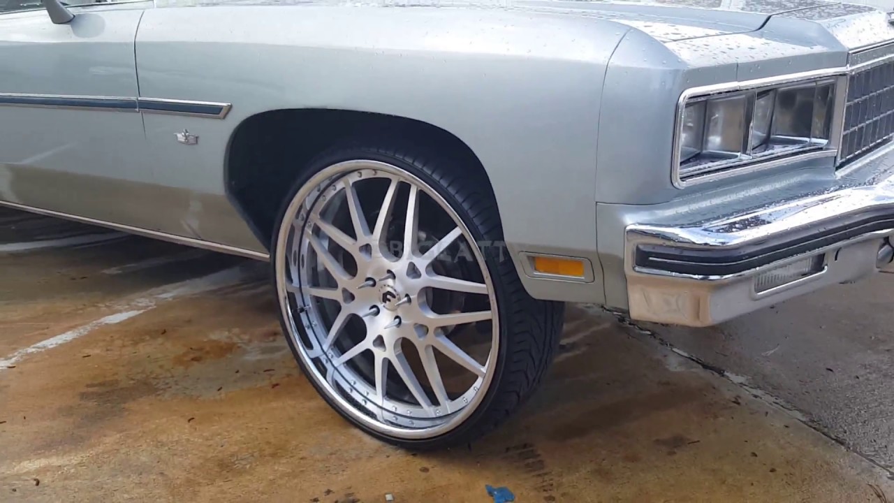 76 caprice donk on 26s forgiato - YouTube