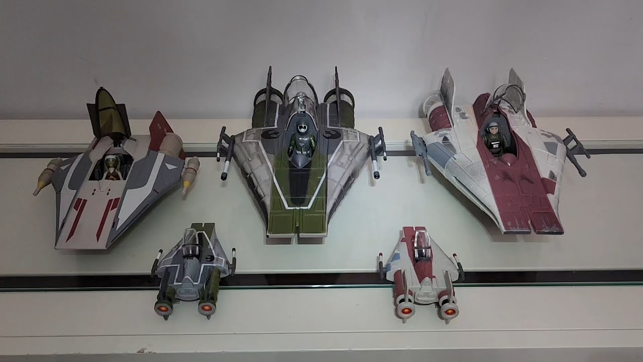 @StarWars A-Wing Variants Comparison | Action Fleet & Rebels Ships ...