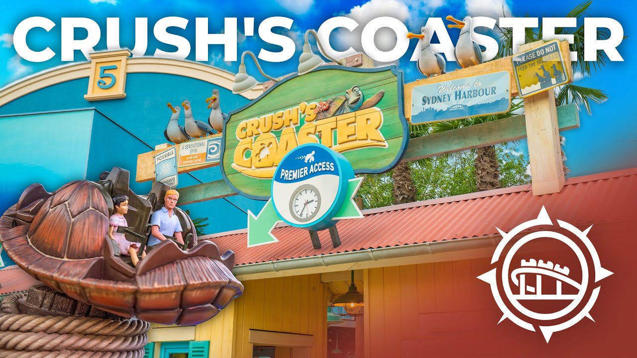 🇫🇷 DISNEYLAND PARIS: Crush's Coaster | Attraction Walkthrough 4K - YouTube