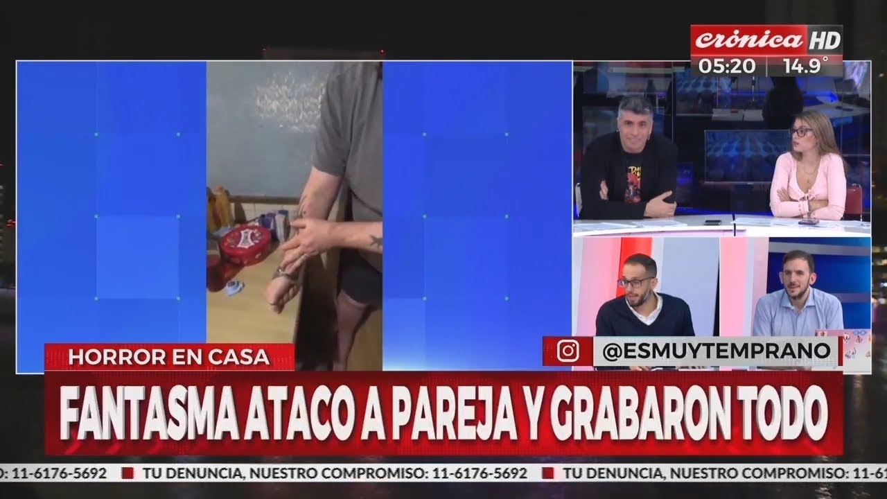 Paranormal: fantasma atacó a una pareja en su casa y quedó grabado en ...