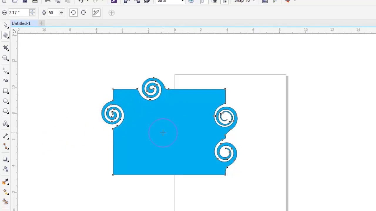 003 Corel Draw X7 Smear, Twirl, Smooth Tools - YouTube