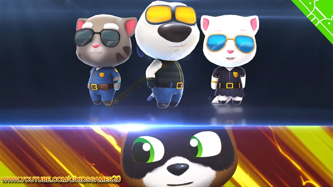 Talking Tom Gold Run Game – Friends vs The Robber (Compilation) - YouTube