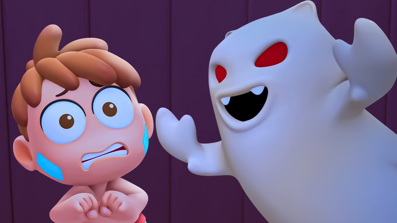 Ghost Walking Dino Halloween Funny Cartoon Show for Kids - YouTube